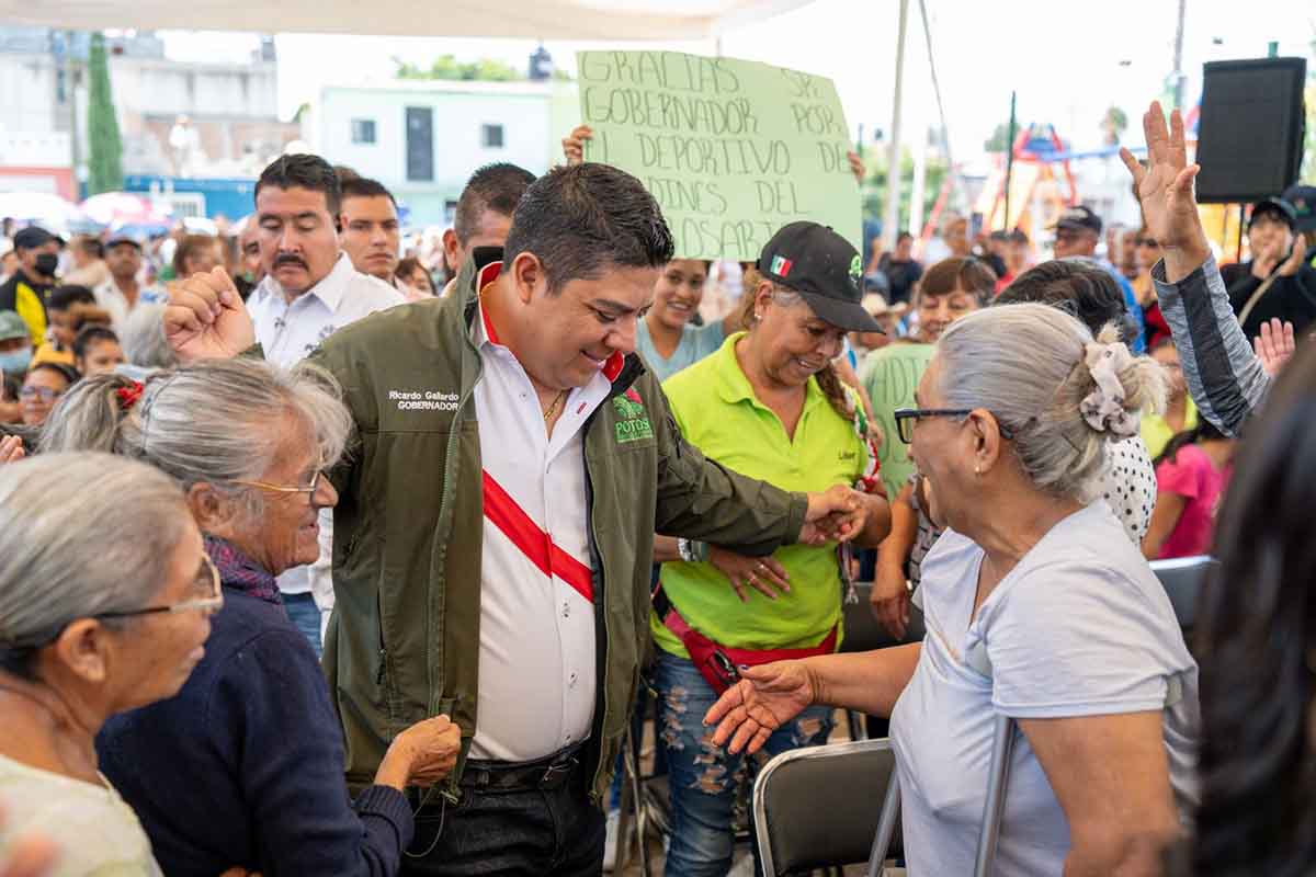 RICARDO GALLARDO INAUGURA NUEVA ÁREA RECREATIVA EN VILLA DE POZOS ...